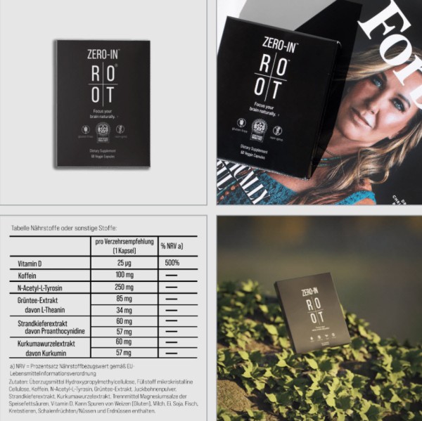 ROOT ZERO-IN Original aus USA | Beseitigt den Gehirnnebel